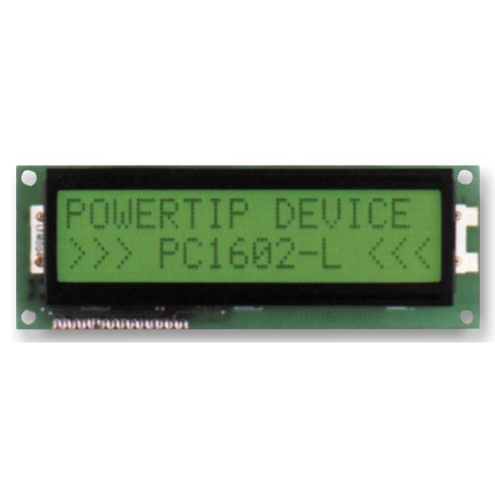 LCD MODULE 16X2 STN LED B/L PC1602LRS-FWA-B-Q POWERTIP製｜電子部品・半導体通販のマルツ