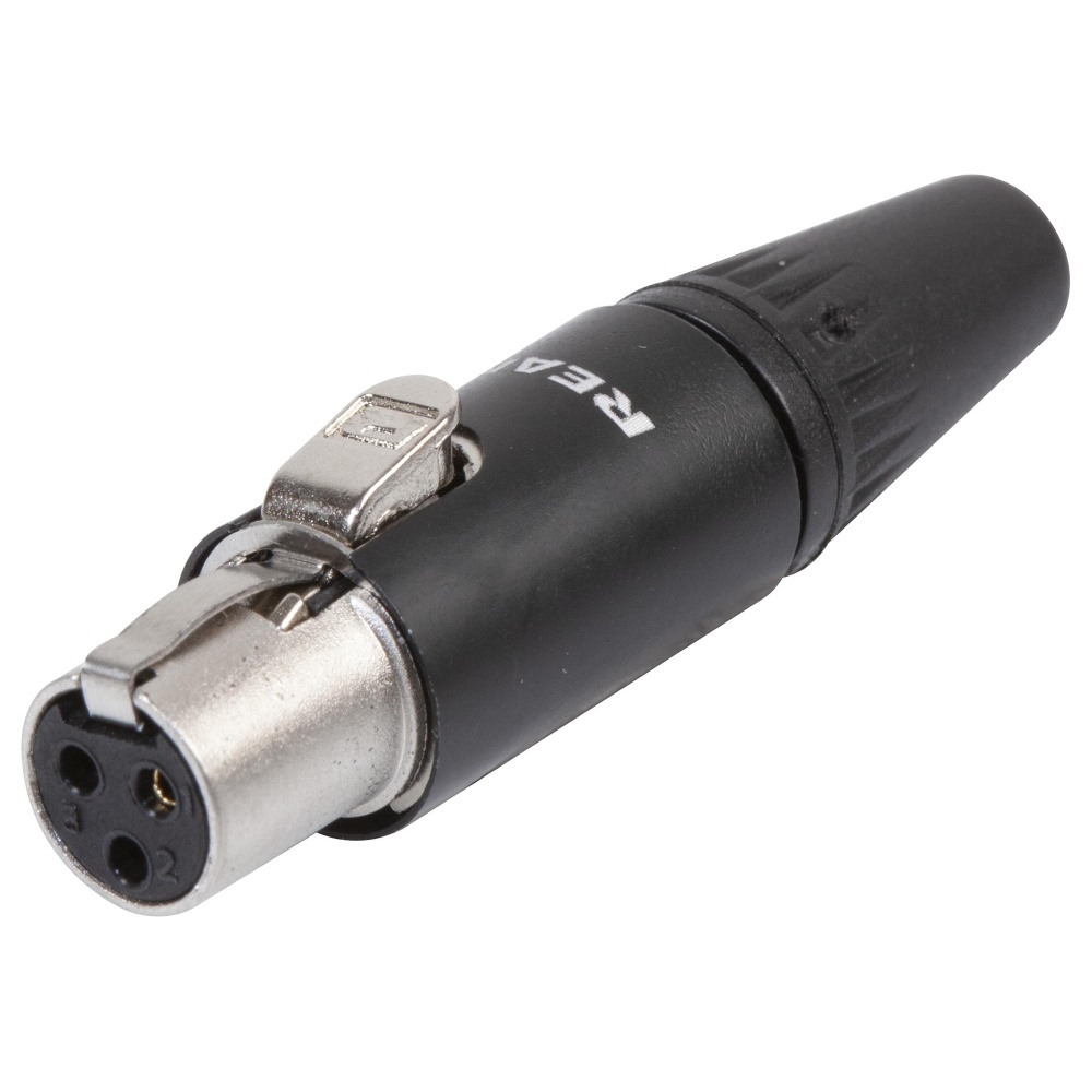 SOCKET TINY XLR CABLE 3WAY RT3FC-B-W REAN製｜電子部品・半導体通販のマルツ
