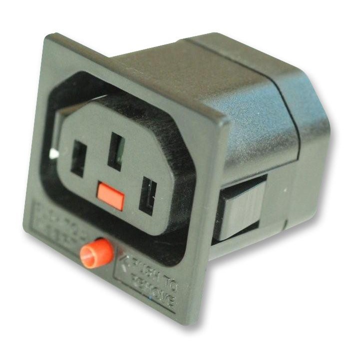 OUTLET IEC LOCKING C13 BLACK BTSC13L/1B -製｜電子部品・半導体通販のマルツ