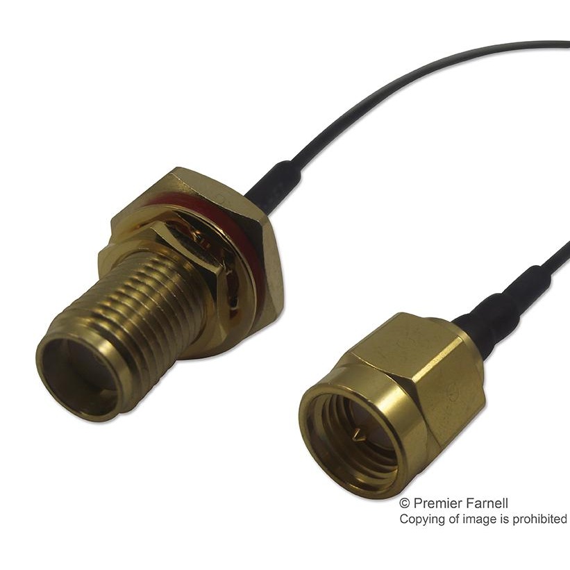 RF COAXIAL CABLE IP67 SMA-SMA 150MM MC000787 MULTICOMP製｜電子部品・半導体通販のマルツ