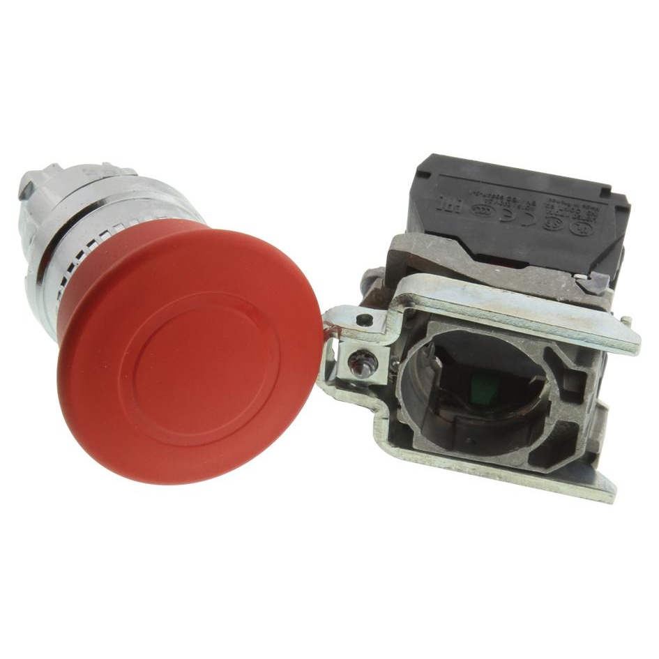 EMERGENCY STOP SWITCH SPST-NO/NC 120V XB4BT845 SCHNEIDER ELECTRIC製｜電子部品 ...