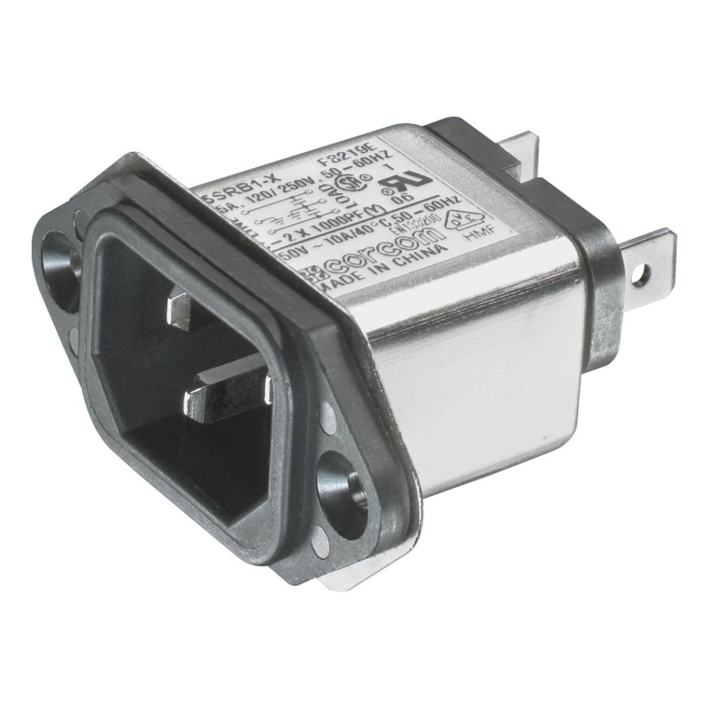 IEC INLET C14 15A 250VAC PANEL 15SRB1-X TE Connectivity(Tyco ...