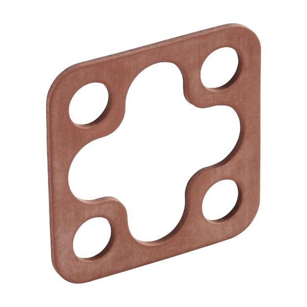 FLAT GASKET NBR RECTANGULAR CONN GSA 200-4 BROWN GASKET HIRSCHMANN製｜電子 ...