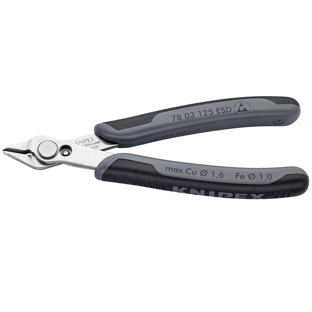 CUTTER SIDE ESD 78 03 125 ESD KNIPEX製｜電子部品・半導体通販のマルツ