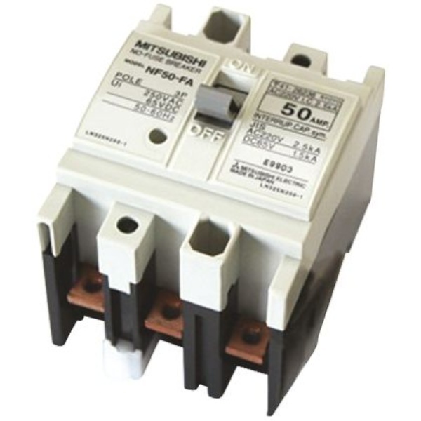 ノーヒューズ遮断器 FAシリーズ NF50-FA 3P 50A 3P NF50-FA-3P-50A 三菱電機製｜電子部品・半導体通販のマルツ
