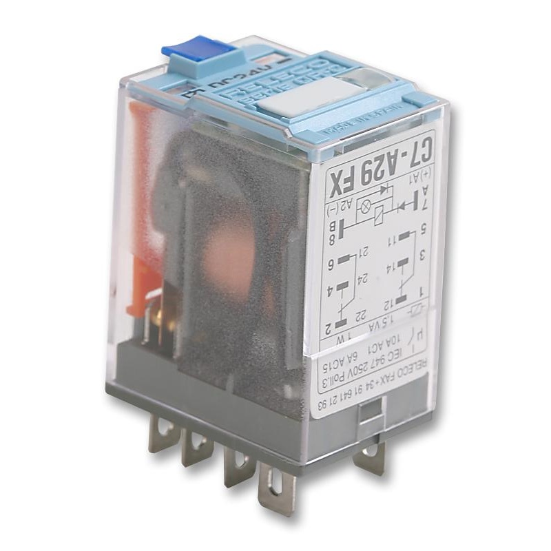 RELAY DPDT 250VAC 30VDC 10A C7-A29FX24D RELECO製｜電子部品・半導体通販のマルツ