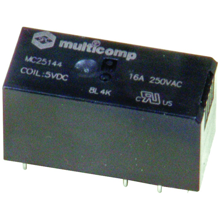 RELAY SPDT 250VAC 30VDC 16A MC25144 MULTICOMP製｜電子部品・半導体通販のマルツ