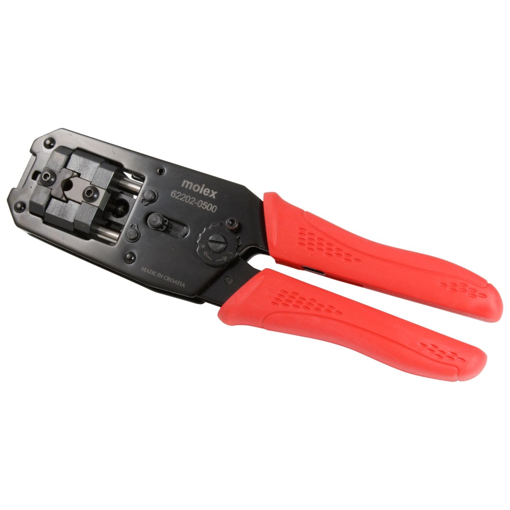 HAND CRIMP TOOL RATCHET MODULAR PLUG 62202-0500 Molex製｜電子部品・半導体通販のマルツ