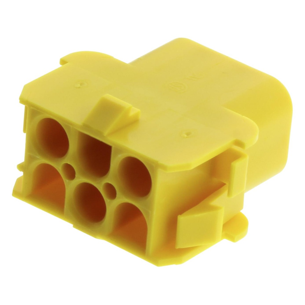 PLUG & SOCKET HOUSING RECEPTACLE NYLON 1-480705-4 AMP Connectors / TE ...