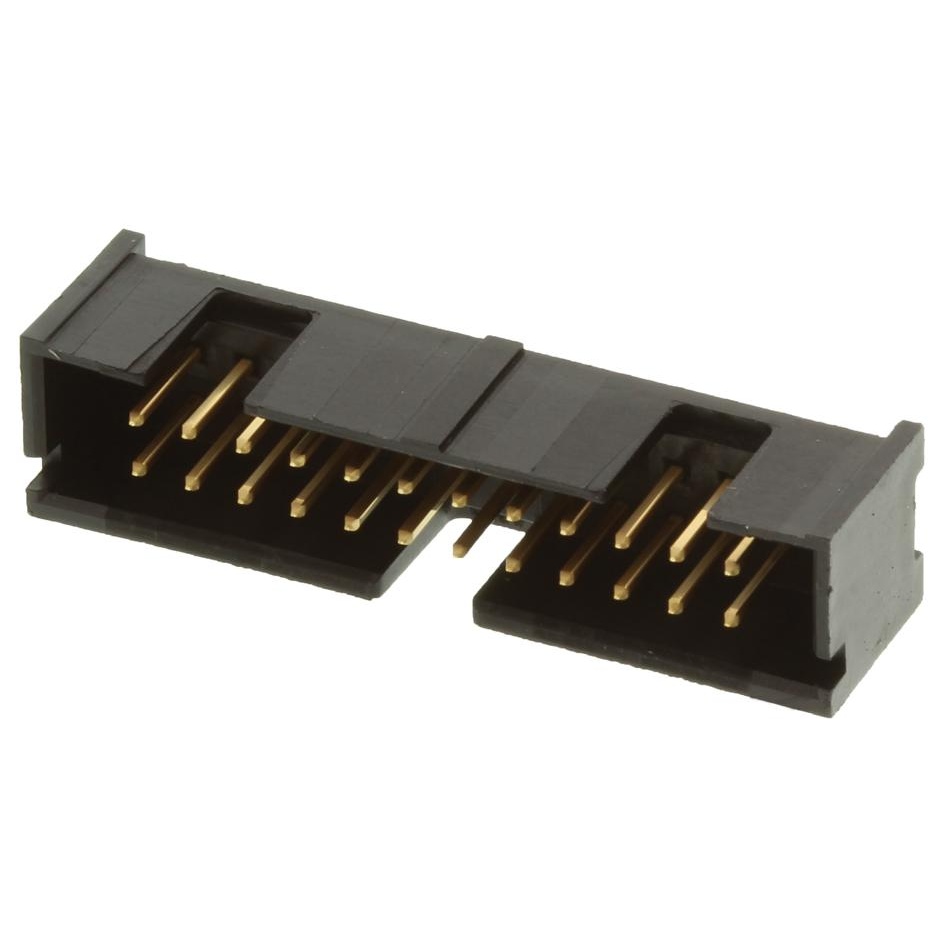 WIRE-BOARD CONNECTOR HEADER 24 POSITION 2.54MM 1-5103308-3 AMP ...