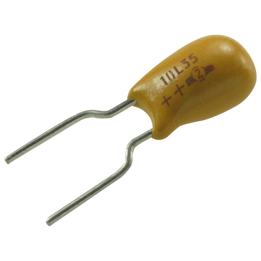 TANTALUM CAPACITOR 10UF 35V RADIAL 10% 199D106X9035D6V1E3 VISHAY製｜電子部品 ...