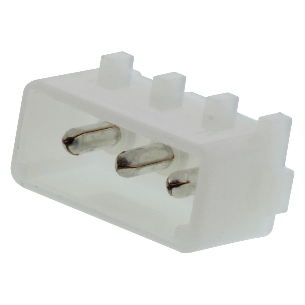 PLUG & SOCKET CONNECTOR HEADER 3 POSITION 4.95MM 350541-1 AMP ...