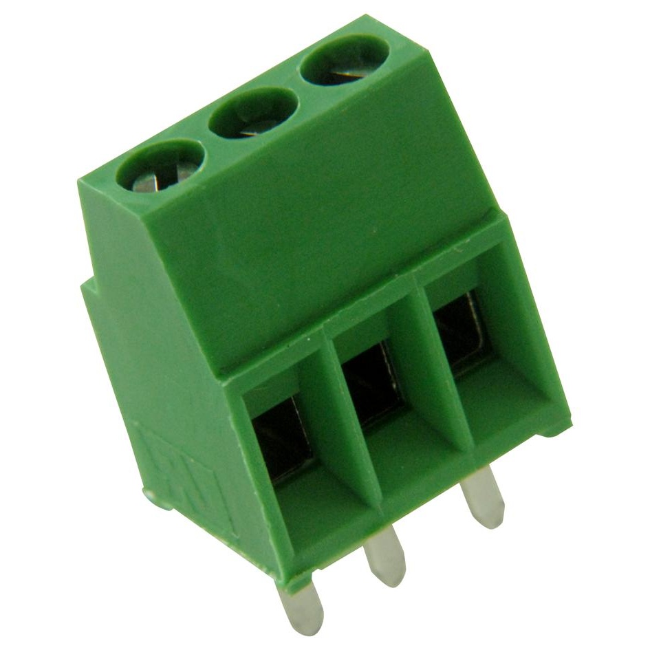 TERMINAL BLOCK PCB 3 POSITION 30-16AWG 282834-3 AMP Connectors / TE ...