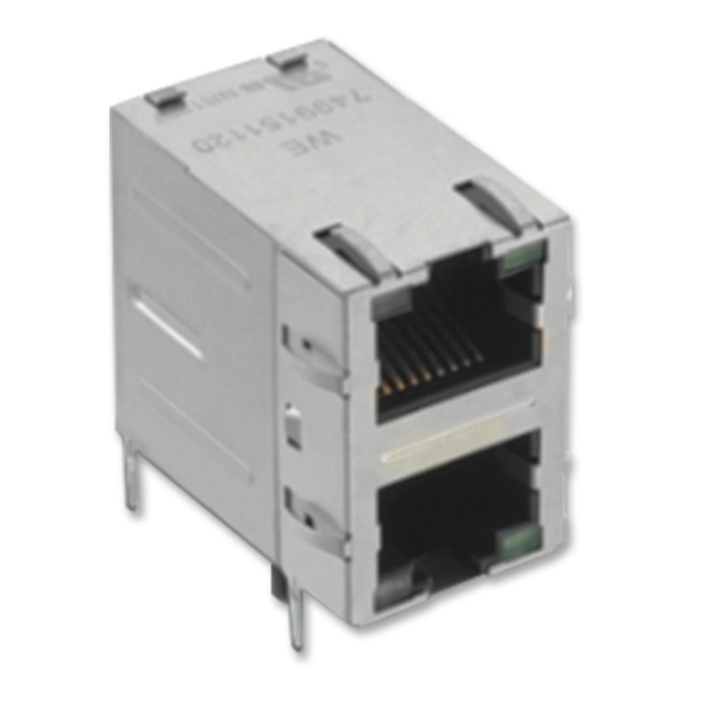 JACK MODULAR RJ45 2PORT 8P8C 7499151120 WURTH ELEKTRONIK製｜電子部品・半導体通販のマルツ