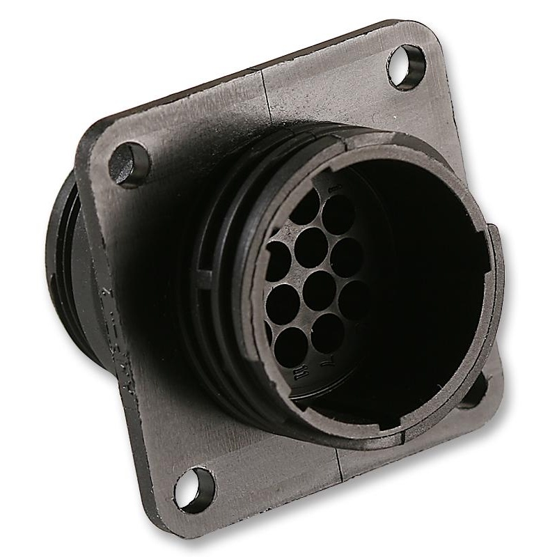 CIRCULAR SHELL SIZE 17 NYLON 206036-4 AMP Connectors / TE Connectivity製 ...