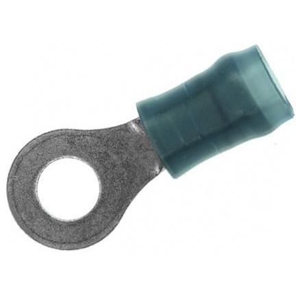 TERMINAL RING TONGUE #10 CRIMP BLUE FULL REEL 2-36160-1 AMP Connectors ...