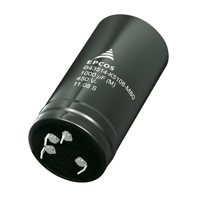 CAP 470μF 400V ALU ELEC SNAP-IN B43513A9477M000 EPCOS (TDK)製｜電子部品・半導体通販のマルツ