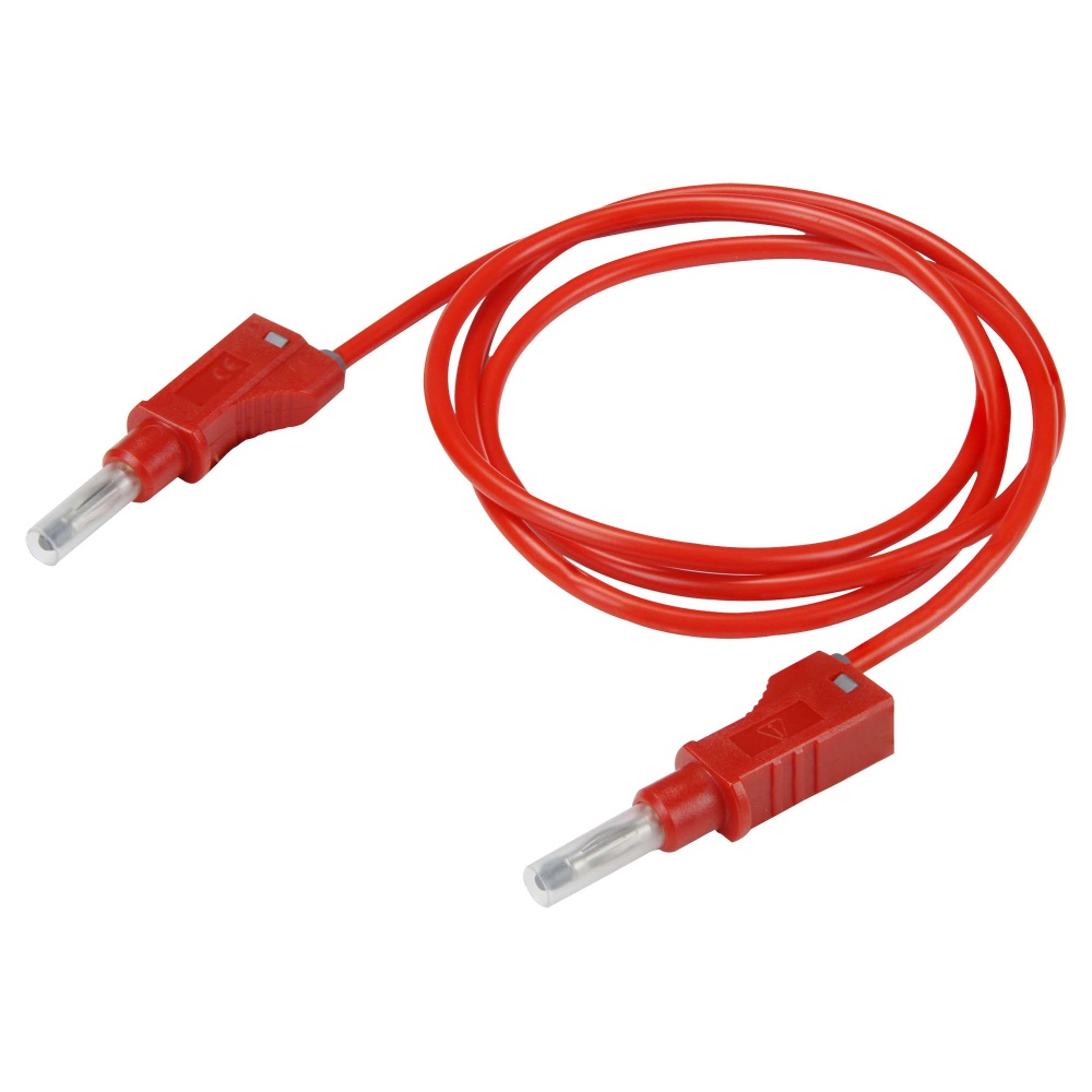 4MM STACKABLE SHROUDED BANANA PLUG-PLUG CT2147-100-2 Cal Test ...