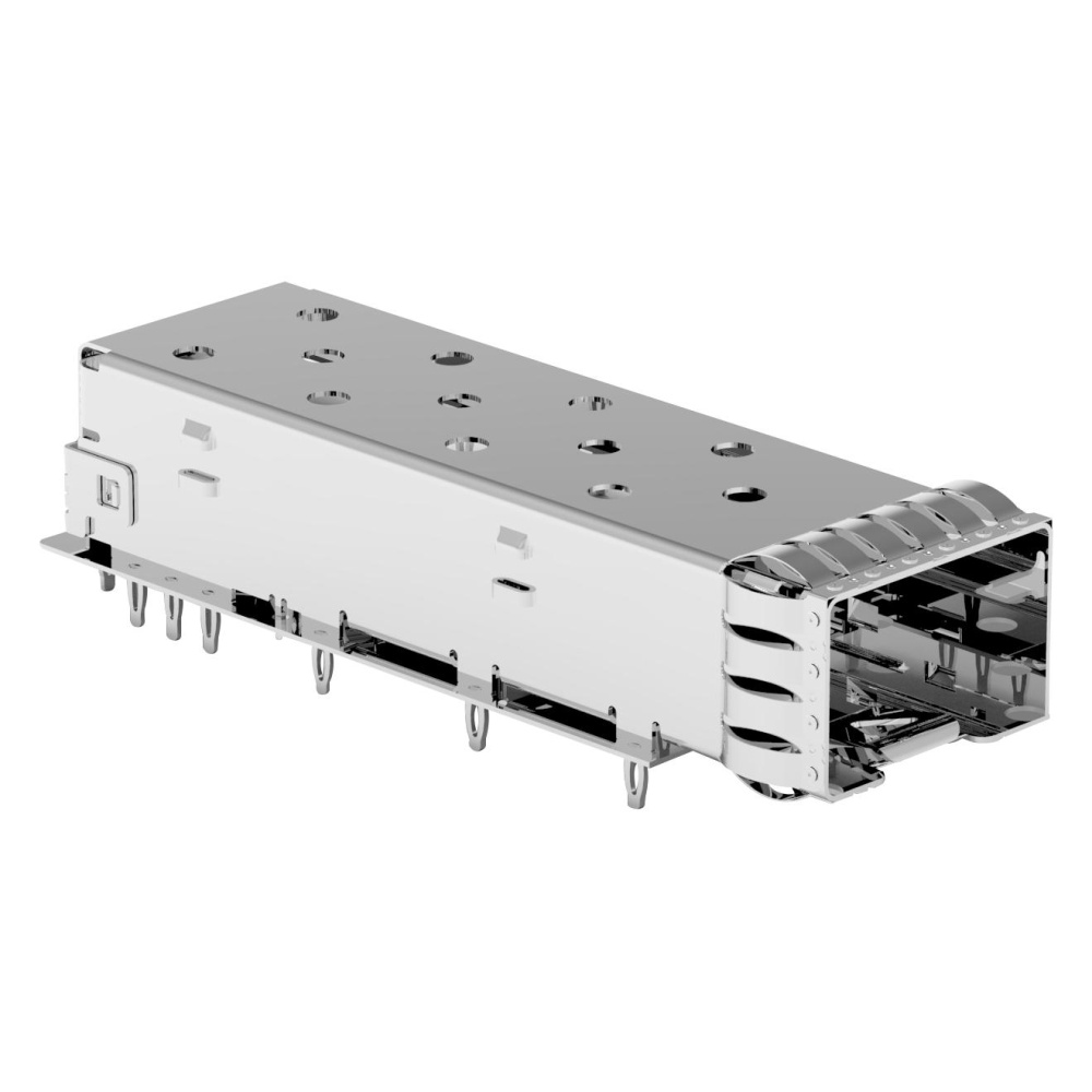 CAGE ASSEMBLY 1X1 ZSFP I/O CONNECTOR 2274001-1 TE Connectivity(Tyco ...