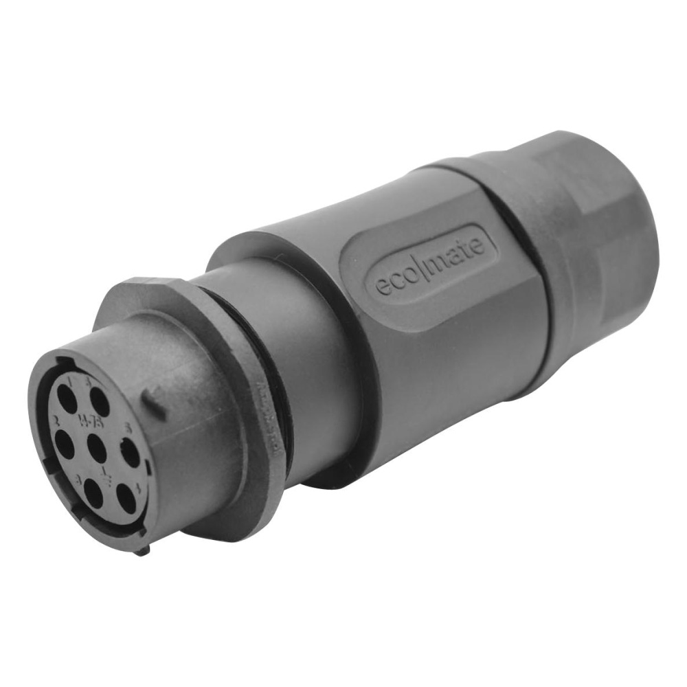 RECEPTACLE INLINE 7 POSITIONS SIZE 14 SOCKET CONTACT SILICONE RUBBER ...