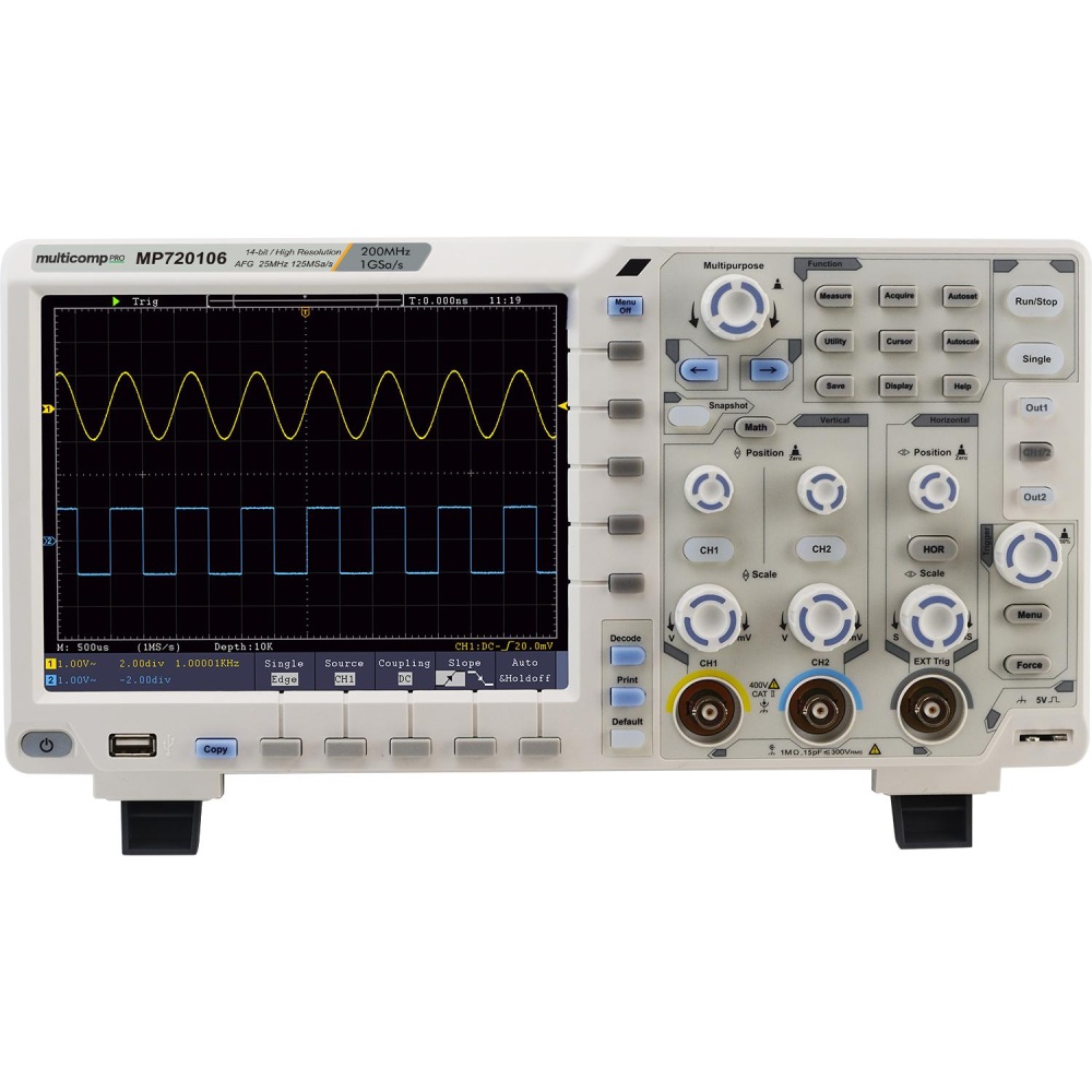 DSO 200MHZ 1GSPS 1.7NS MP720106 MULTICOMP製｜電子部品・半導体通販のマルツ