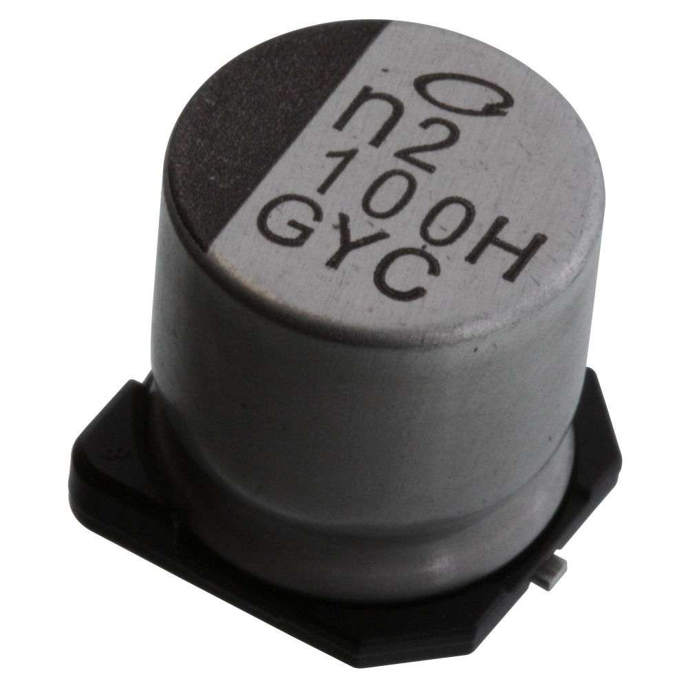 CAP 100UF 50V ALU ELEC HYBRID SMD GYC1H101MCQ1GS ニチコン製｜電子部品・半導体通販のマルツ