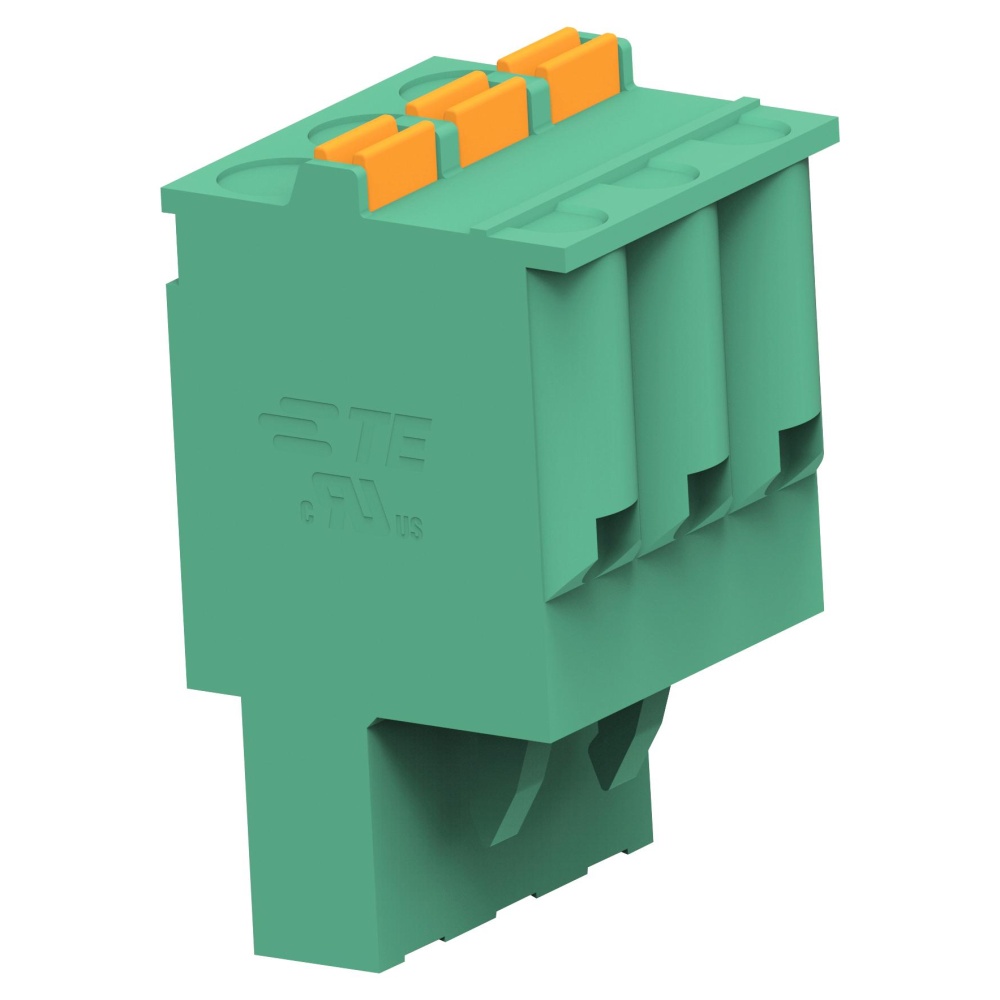 TERMINAL BLOCK PLUGGABLE 4POS 12AWG 2350397-4 TE Connectivity(Tyco ...