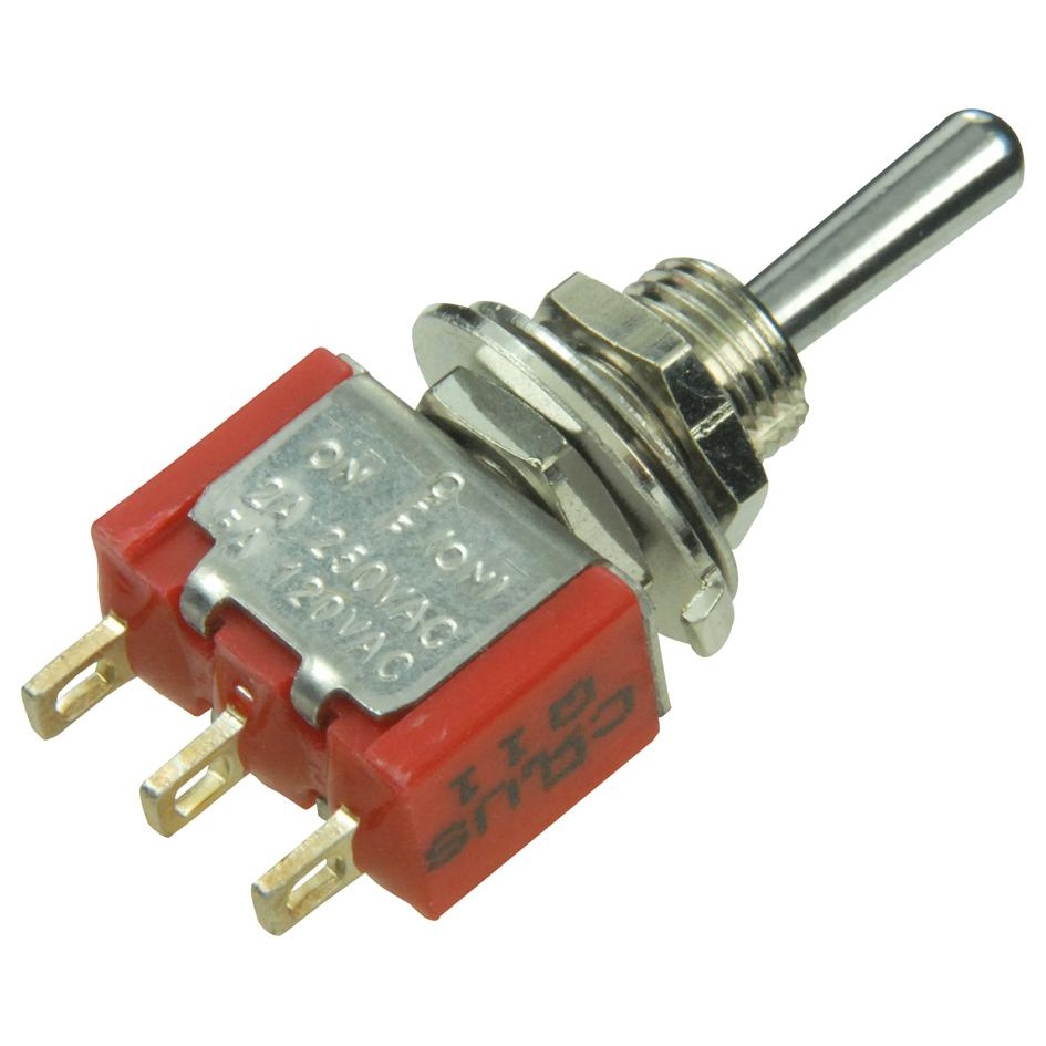 SWITCH TOGGLE SPDT 5A 250V 34ASP51B1M1QT Grayhill Inc.製｜電子部品・半導体通販のマルツ