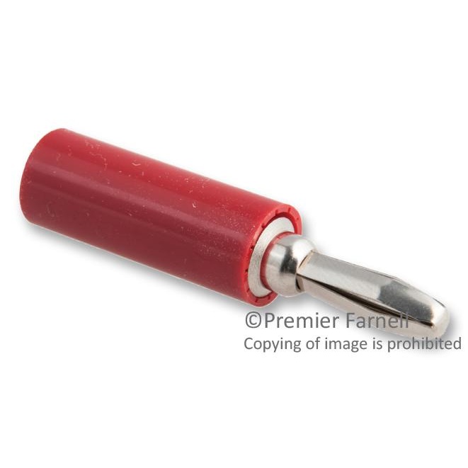 BANANA PLUG 15A SOLDER RED 108-1722-101 Cinch Connectivity Solutions ...