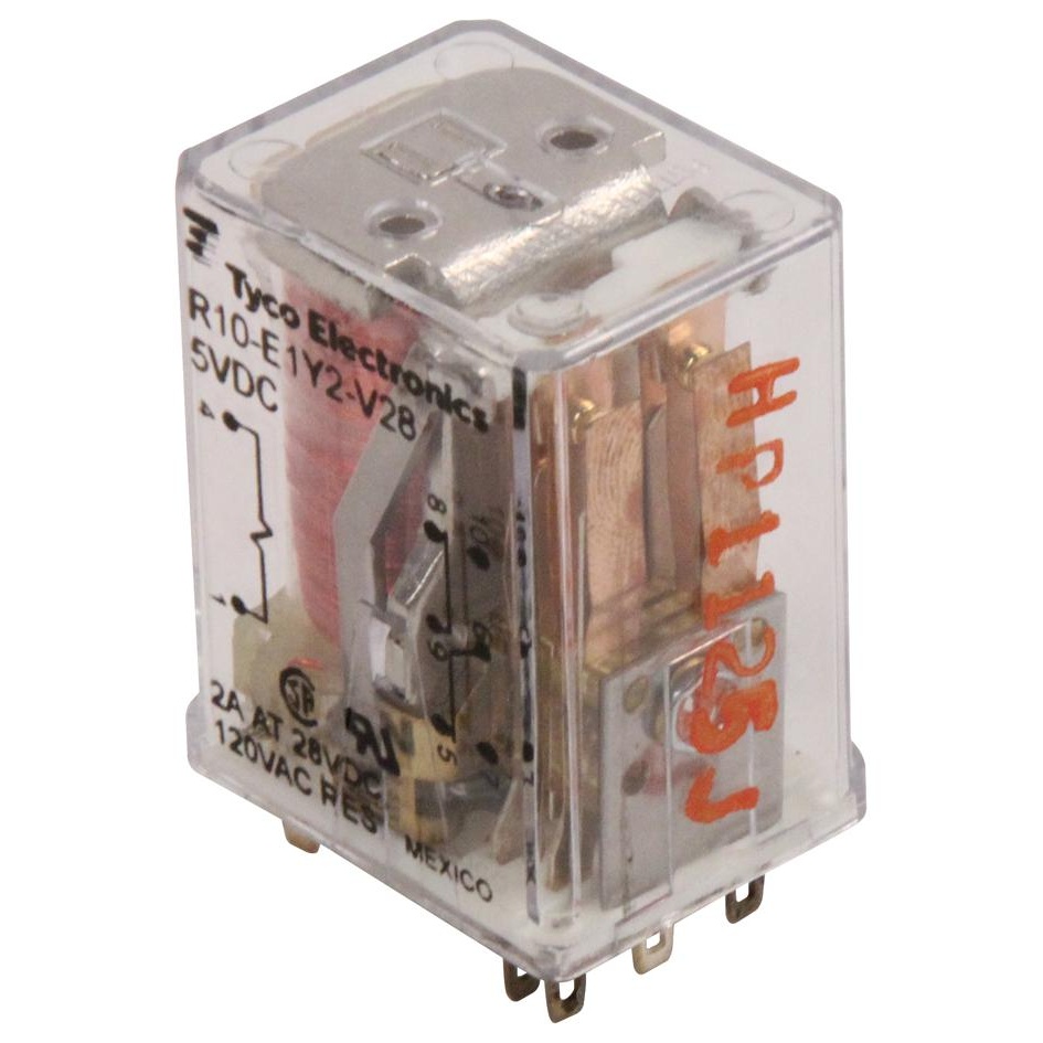 RELAY DPDT 120VAC 28VDC 2A R10-E1Y2-V28 TE Connectivity(Tyco ...