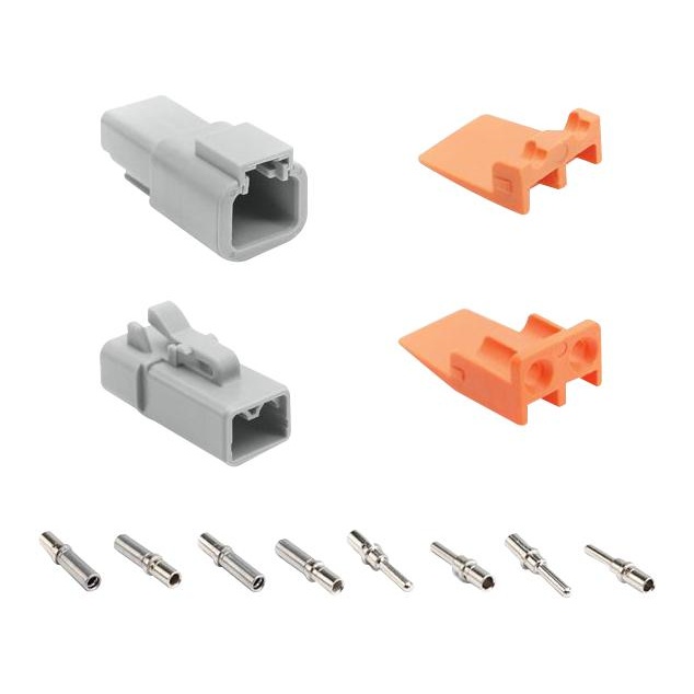 KIT PLUG & RCPT CONN/WEDGELOCK/CONTACT ATP2PS-CKIT AMPHENOL SINE/TUCHEL ...