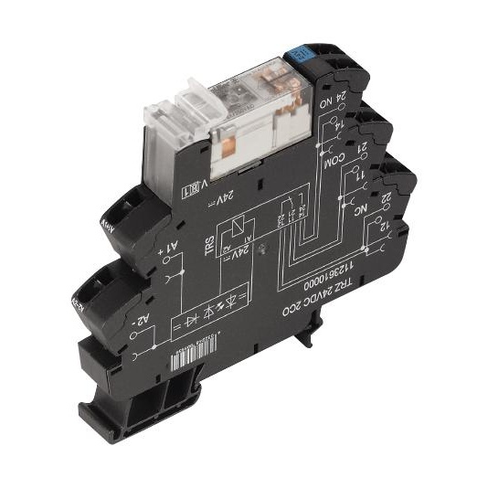 POWER RELAY DPDT 8A 250VAC DIN RAIL 1123610000 Weidmuller製｜電子部品・半導体通販のマルツ