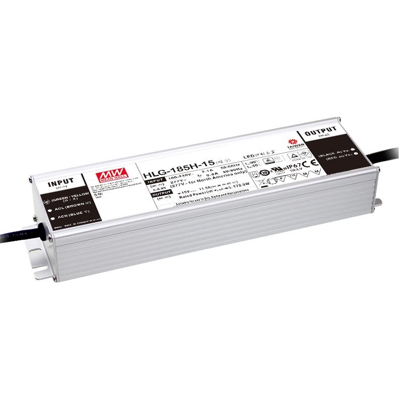 LED DRIVER PSU AC-DC 24V 7.8A HLG-185H-24 MEANWELL製｜電子部品・半導体通販のマルツ