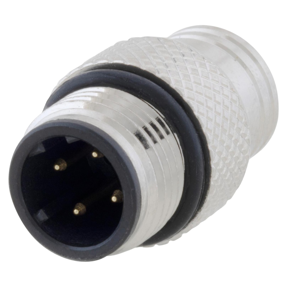 SENSOR CONN PLUG 4POS M12 PANEL M124DM-MLD L-COM製｜電子部品・半導体通販のマルツ