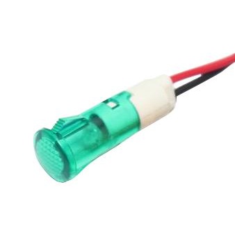 LED GRN 10MM SNAP 12VAC/DC UL STK ｣ 99AC2517 FL1P-10QW-1-G12V Mallory ...