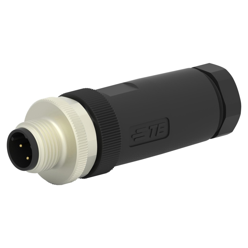 SENSOR CONN PLUG 4POS M12 CABLE T4111502041-000 TE Connectivity(Tyco ...