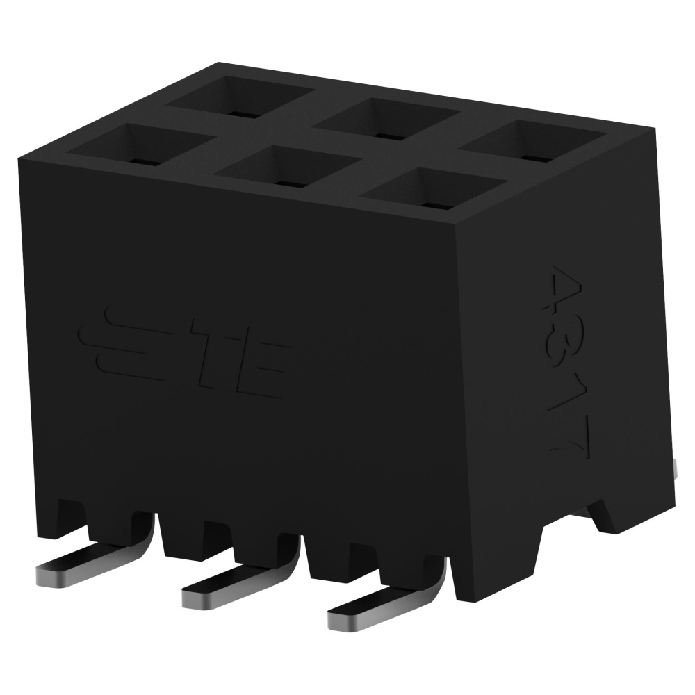 CONNECTOR RCPT 6POS 2ROW 2MM 2314844-6 TE Connectivity(Tyco Electronics ...