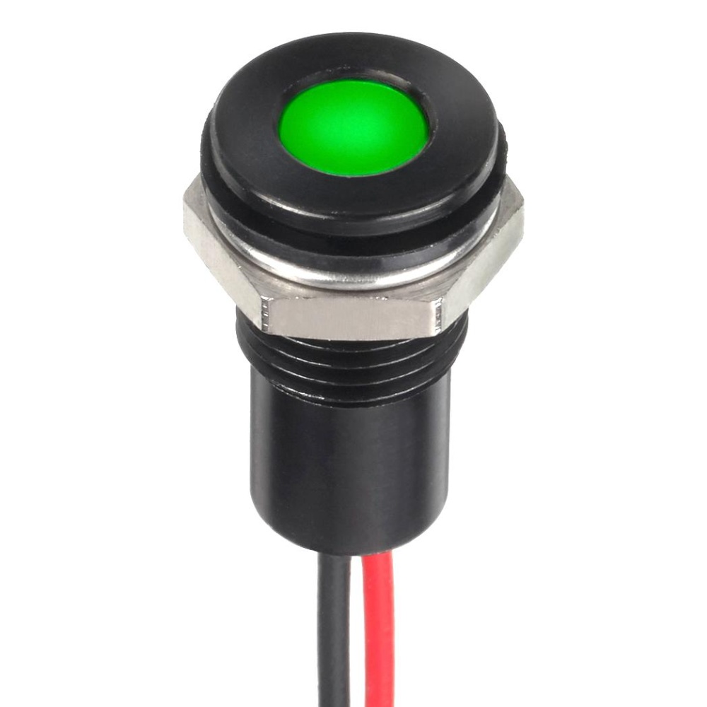 LED PANEL INDICATOR GREEN 6MM 12VDC Q6F5BXXHG12E Apem Inc.製｜電子部品・半導体通販のマルツ