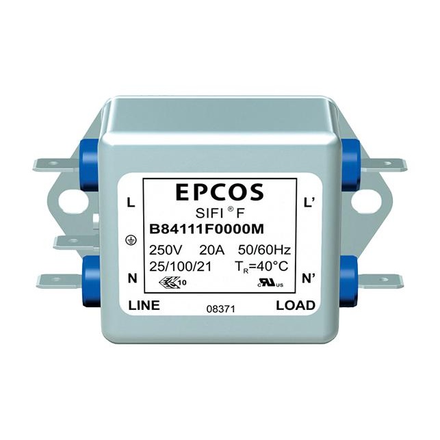 POWER LINE FILTER MEDICAL 3A QC B84111F0000M030 EPCOS (TDK)製｜電子部品・半導体通販のマルツ