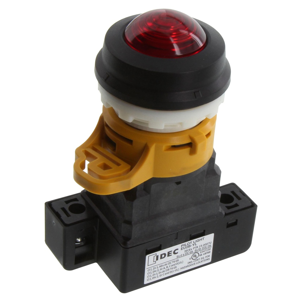 LED INDICATOR PANEL 30MM RED 120VAC EU2B-YL1126FDR IDEC製｜電子部品・半導体通販のマルツ
