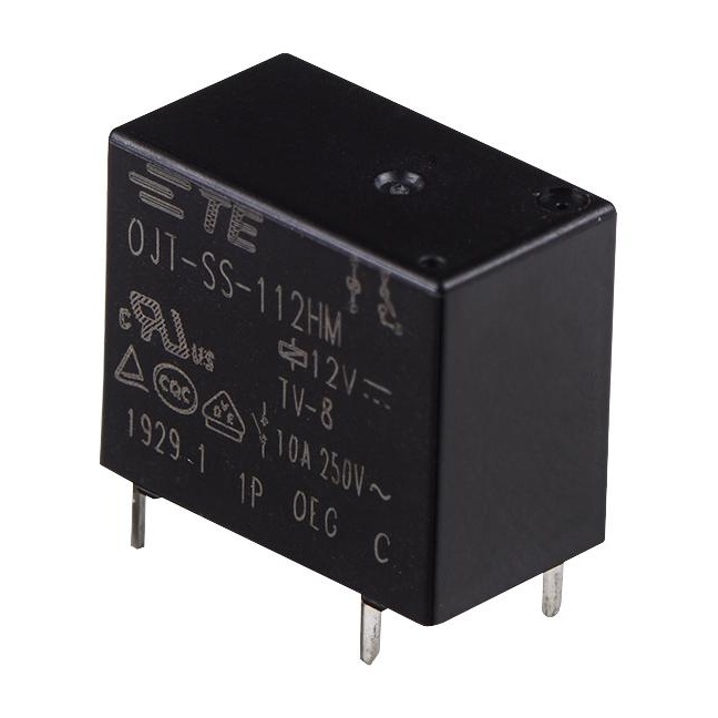 POWER RELAY SPST 5VDC 10A THT 2071508-1 TE Connectivity(Tyco ...