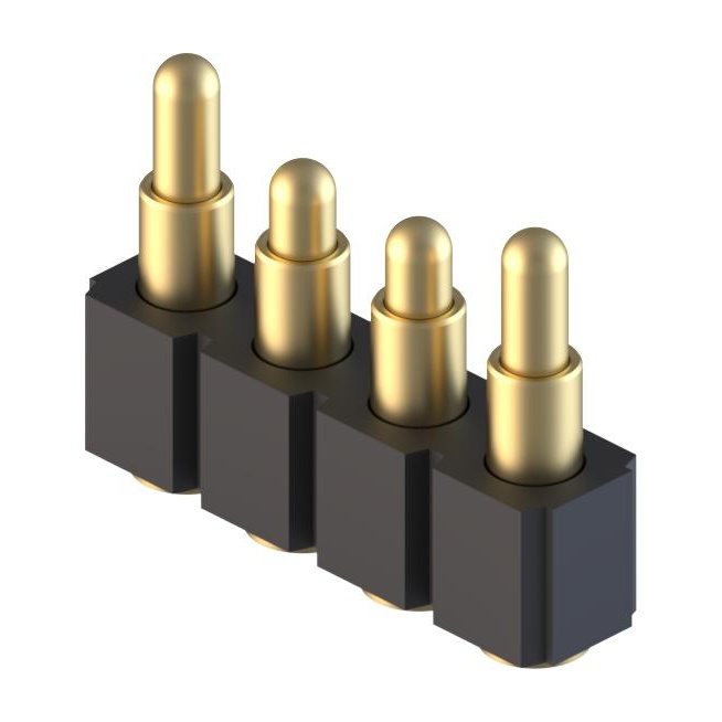 SPRING LOADED CONNECTOR HEADER 4POS 812-22-004-30-030101 Mill-Max ...