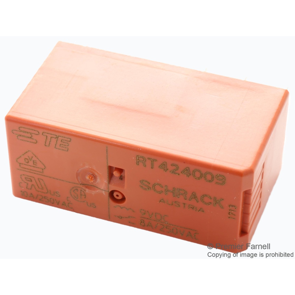 POWER RELAY 12VDC DPST-NO 8A THT RTE44012 Schrack Relays / TE ...