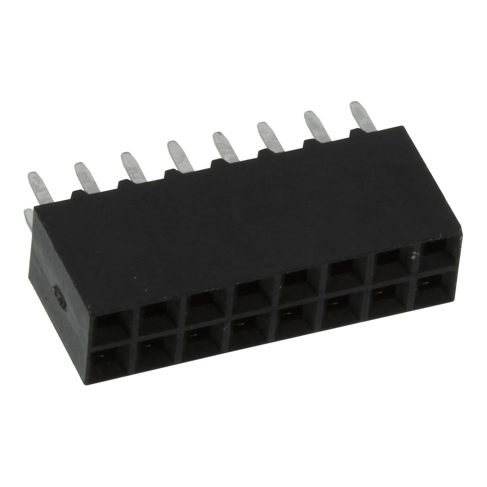 CONNECTOR RCPT 16POS 2ROWS 2.54MM 534206-8 AMP Connectors / TE ...