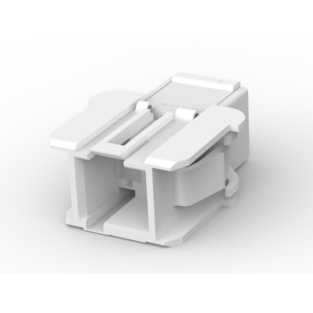 TERMINAL HOUSING 2POS POLYAMIDE NAT 9-927742-2 AMP Connectors / TE ...