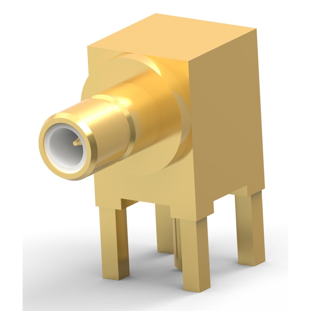 RF COAX CONN SMB JACK 50 OHM PCB 414026-2 AMP Connectors / TE ...