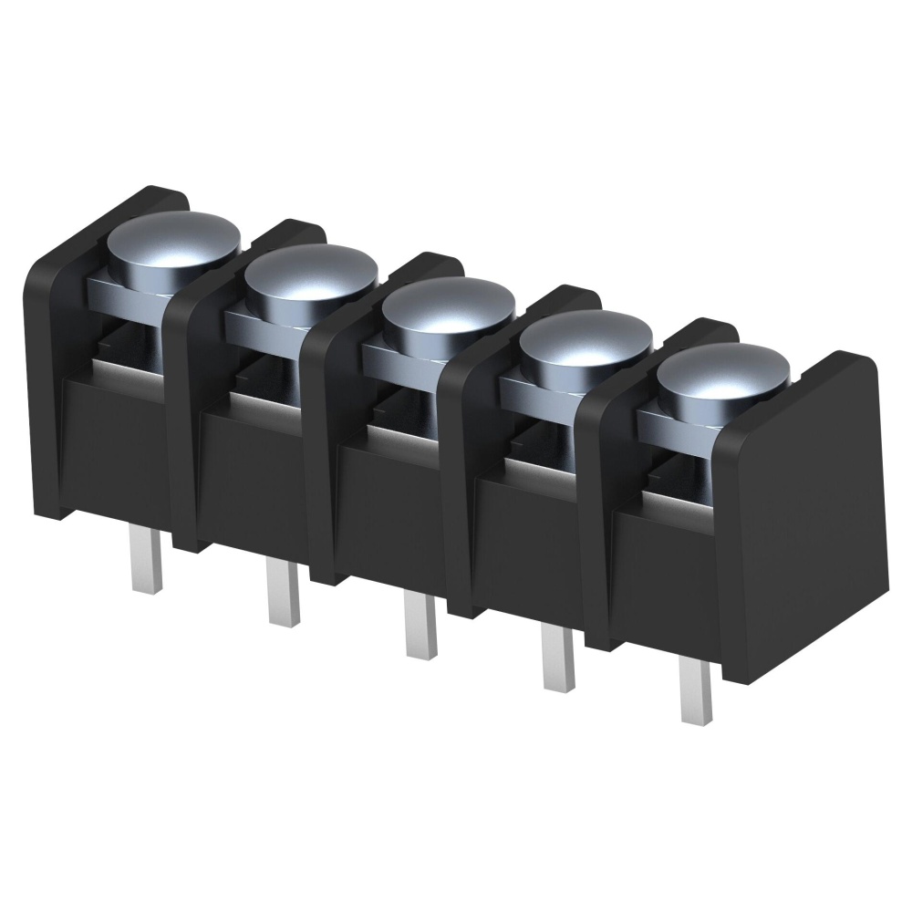 TERMINAL BLOCK BARRIER 5POS 12AWG 2-1437667-8 TE Connectivity(Tyco ...
