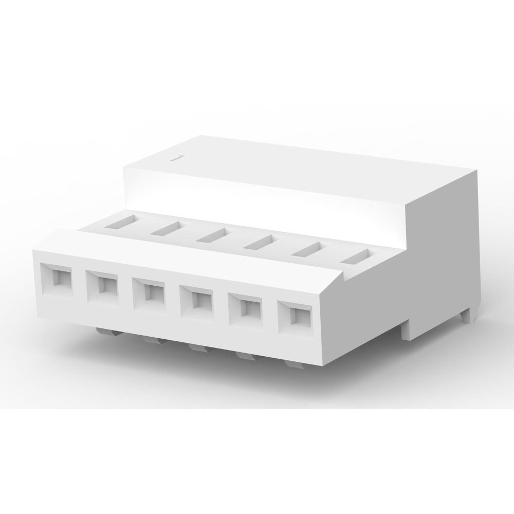WTB CONN RCPT 6POS 1ROW 2.54MM 3-641191-6 AMP Connectors / TE ...