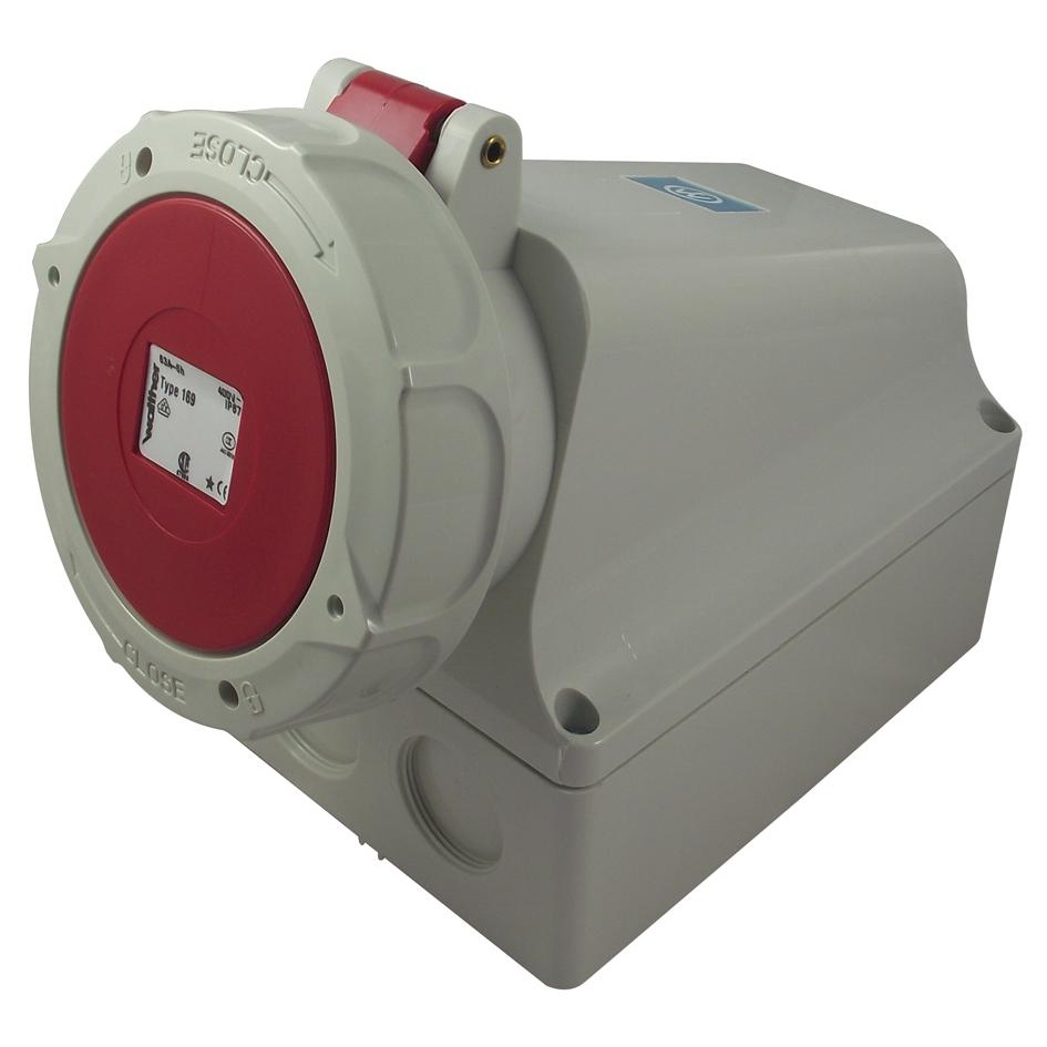 SOCKET SURF MT 63A 400V 3P+N+E WAY 169 WALTHER製｜電子部品・半導体通販のマルツ