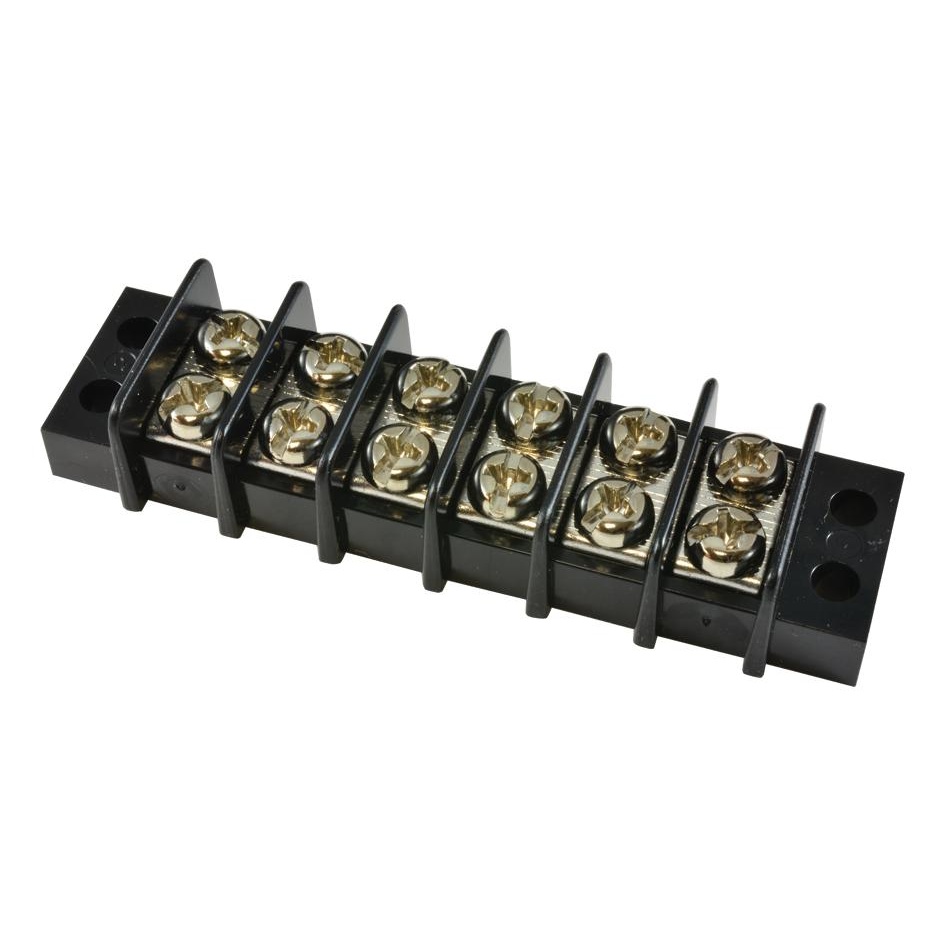 TERMINAL BLOCK BARRIER 6POS 22-12AWG 1546306-6 TE Connectivity(Tyco ...